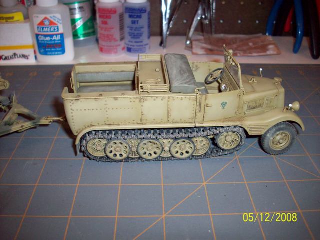 NEW PICS ADDED WIP 1/35th AFV Club SdKfz. 11 German half-track and ...